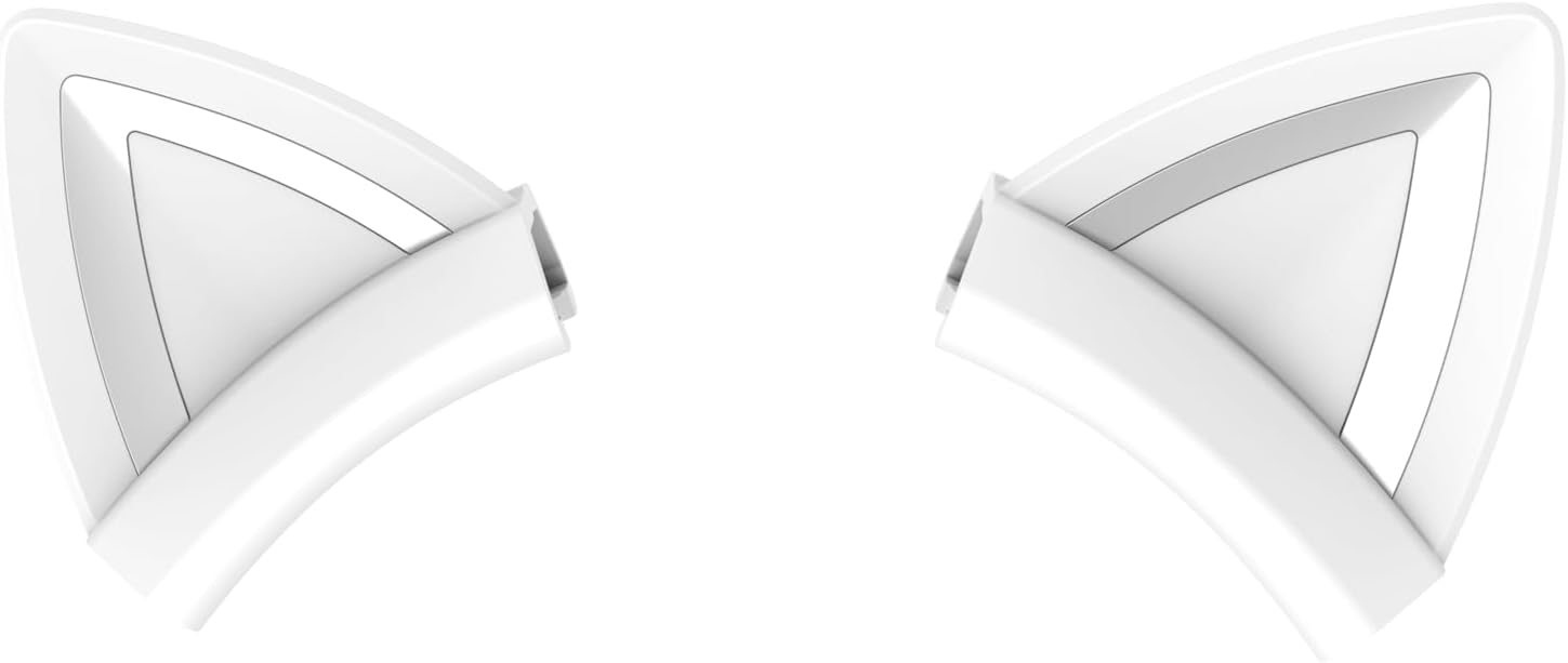 Amazon.com: ONITOON White Cat Ears for Headphone, Silicone Cute Kitty ...