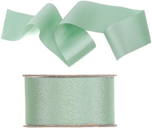 Amazon.com: Mayreel Sage Green Ribbon 2.5" Wide Double Face Satin ...