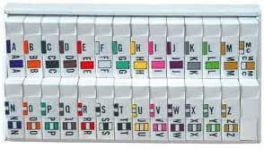 Amazon.com : JETER 2500 SERIES ALPHA LABELS, 500/ROLL (STARTER SET ...