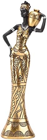 Amazon.com: BRABUD African Tribal Woman Statue 12''(H) Black Lady Girl ...