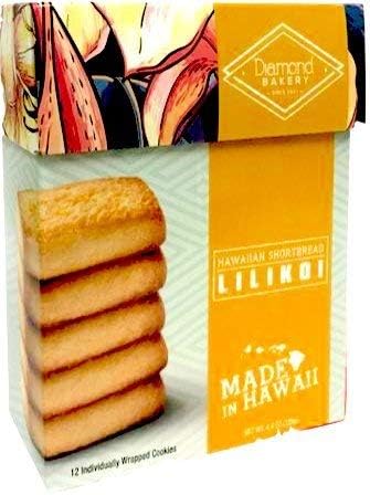 Amazon.com: Diamond Bakery Lilikoi Hawaiian Shortbread Cookies ...
