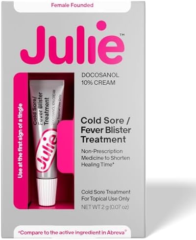 Amazon.com: Julie Cold Sore Treatment | 10% Docosanol Antiviral Cream ...