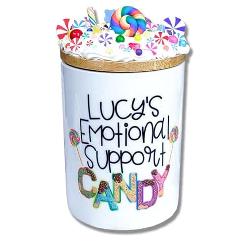 Amazon.com: Funny Motivational Gift Custom Candy Jar - Office Desk ...