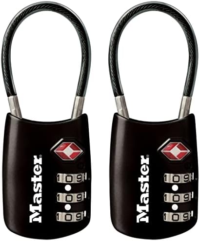 Amazon.com: Master Lock Padlock, Set Your Own Combination TSA Locks for ...