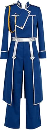 Amazon.com: Ahmeddi Lieutenant Colonel Maes Hughes Cosplay Costume Riza ...