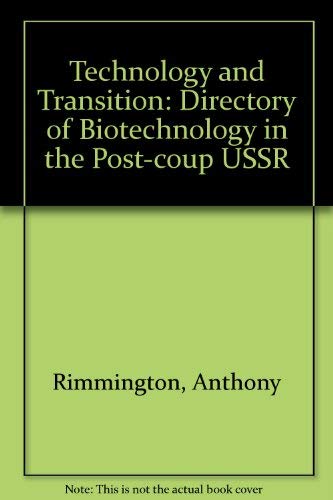 Amazon | Technology and Transition: Directory of Biotechnology in the ...