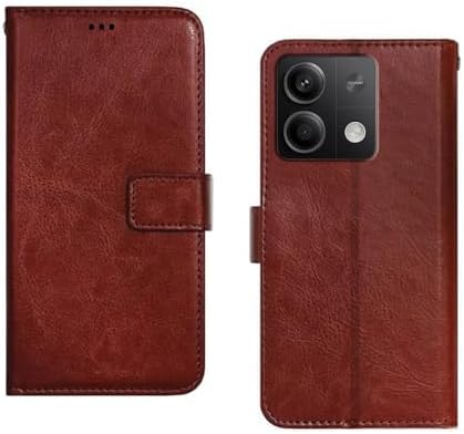 Solimo Faux Leather Redmi Note 13 5G Flip Cover | Card Pockets Wallet ...