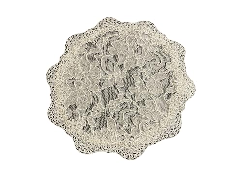 Amazon.com: Handmade cream lace doily head cover, Woman's Kippah, Lady ...