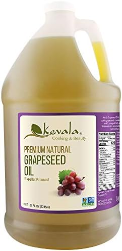 Amazon.com: Kevala Grapeseed Oil – 128 fl oz – 1 gallon - Vitamin E ...