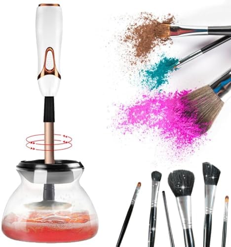 Amazon.com: Electric Makeup Brush Cleaner - 2024 New Electric Makeup ...