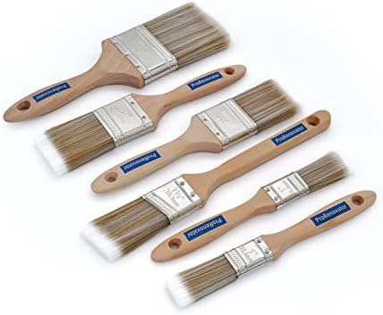 Pro Renovator Paint Brush Set 6 Pack - Wall Brush and Sash Paint ...