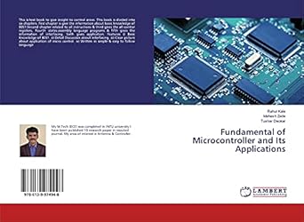 Fundamental of Microcontroller and Its Applications: Kale, Rahul, Zade ...