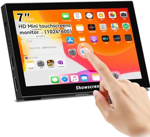 Jun-Saxifragelec For Raspberry Pi 4 Screen, 5 Inch HDMI Capacitive ...