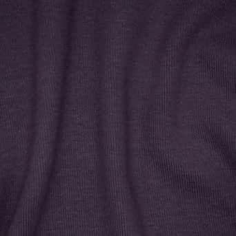Amazon.com: Organic Cotton 10 Ounce Baby Rib Knit Fabric - Plum - by ...