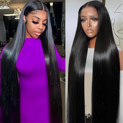 Amazon.com : Larhali 250% Density 13x6 Lace Front Wigs Human Hair 30 ...