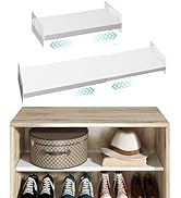 Amazon.com: jkxoo 2Pack Expandable Cabinet Shelf Organizers, Stackable ...