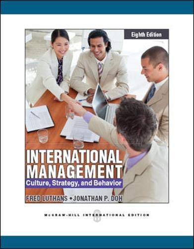 International Management: Culture, Strategy, And Behavior, 8Th Edition ...