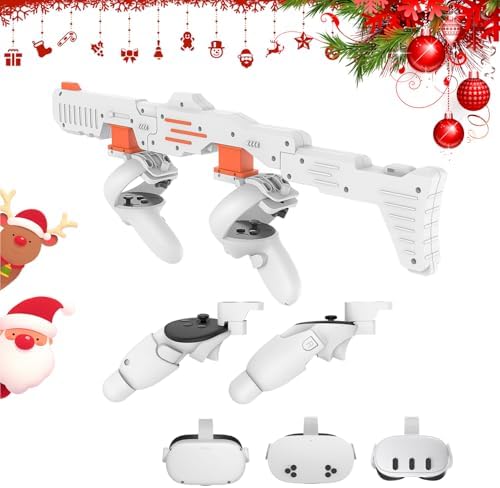 Amazon.com: Relohas VR Handle Accessories for Meta Quest 2,3,3S, Gun ...