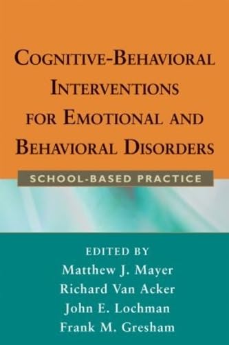 Cognitive-Behavioral Interventions for Emotional and Behavioral ...