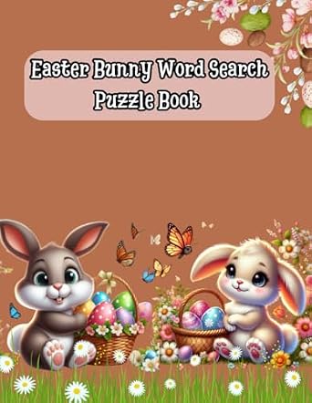 Easter Bunny Word Search Puzzle Book – Fun & Educational Activity for ...