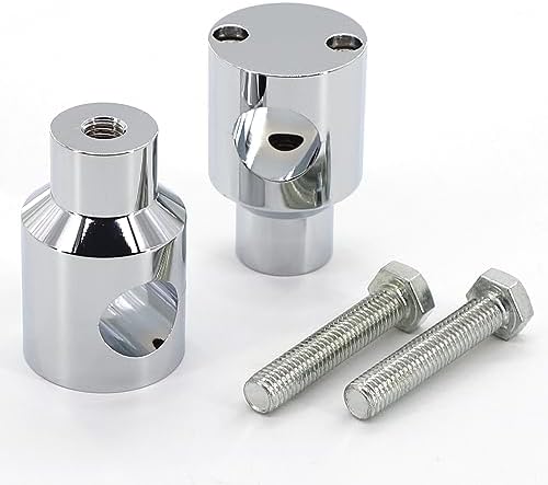 Fuworance 1" 25mm Motorcycle Handlebar Riser Motorbike Handlebar Mount ...