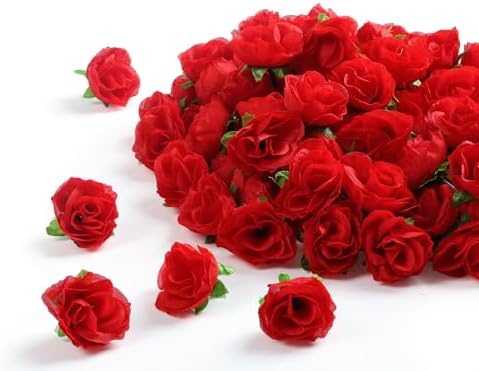 Amazon.com: KADADSA 100 pcs Mini Paper Flowers Artificial Roses Mixed ...