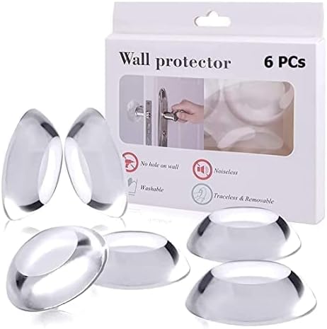 BAGILO Rubber Door Stopper Wall Protector | Round Door Knob Self ...
