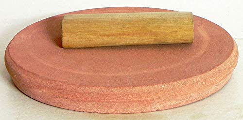 Phalgum Creation Chandan Wood Rubbing Board Chakla, Specialized Stone ...