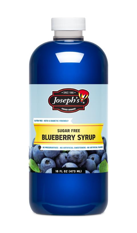 Amazon.com: Joseph's Sugar Free Syrup (Blueberry) : Grocery & Gourmet Food
