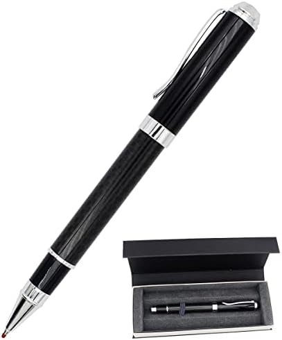 Amazon.com: Gullor Carbon Fiber Rollerball Fine Point, Refillable ...