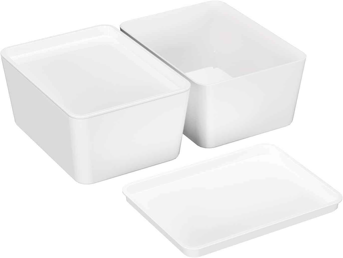 Amazon.com - Storage Bins With Lids Plastic Containers: Plastic ...
