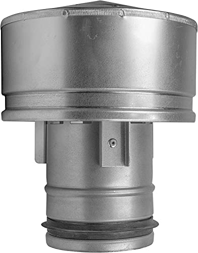 Snapklik.com : Vent Systems 4 Inch Round Roof Vent Cap Galvanized Metal ...