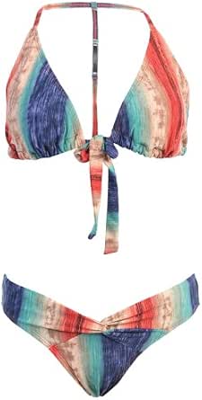 2 PC. Ladies Laguna Rain Swimwear - X-Large - Rainbow at Amazon Women’s ...