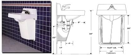 Truebro Lav Shield #2018, White - Splash Guards - Amazon.com