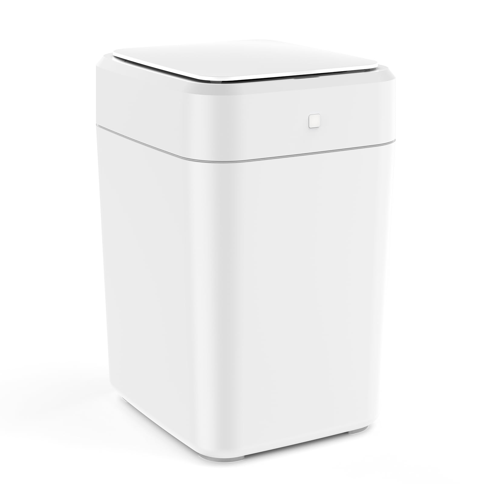 Amazon.com: White Intelligent Auto-Seal and Self-Change Trash Can, Type-C Connector and Built-in ...