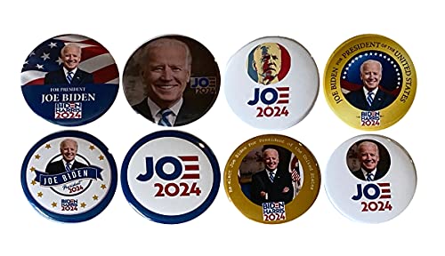 Amazon.com: Joe Biden 2024 buttons - Re-elect Joe Biden for President ...