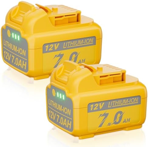 Amazon.com: 2Packs Upgraded 7000mAh Replacement for Dewalt 12V MAX ...