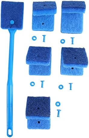 Amazon.com : Aquarium Double Sided Sponge Clearing Brush,Long Handle ...