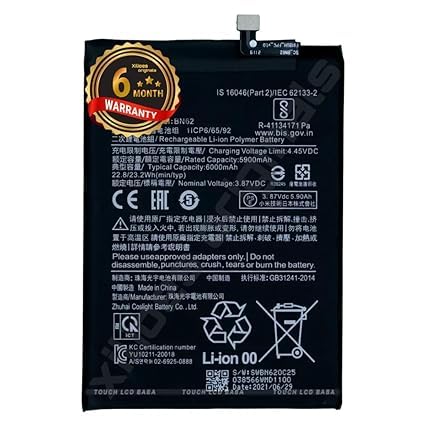 XILIOES ORIGINALS® BN62 Battery for Redmi Note 9 4G / 9T / 9 Power/Poco ...