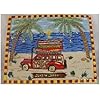 Amazon.com: CCWT Surfin Safari Woodie Surfboard Palm Tree Decorative ...