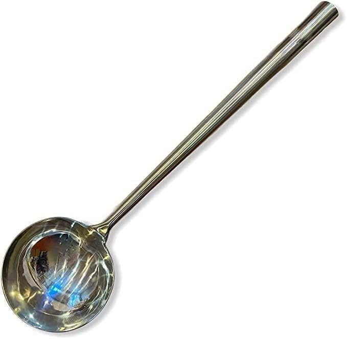 Amazon.com: Sunrise Kitchen Supply All Stainless Steel Wok Ladle #2 ...