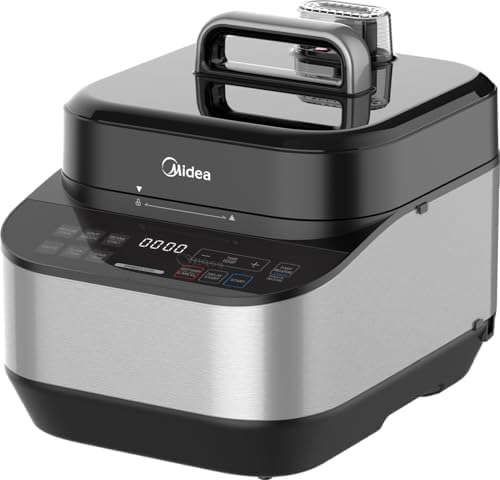 Amazon.com: Midea Electric Pressure Cooker, 14° Inclined Panel, 8-in-1 ...