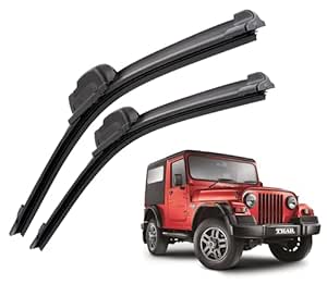 AUTOMO Frameless Car Windshield Wiper Blades Compatible Mahindra Thar ...