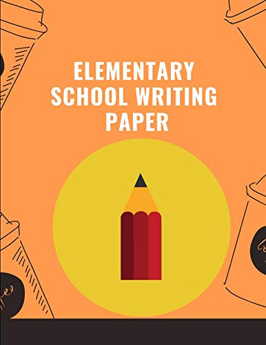 elementary school writing paper: Notebook lined large : dot paper large ...