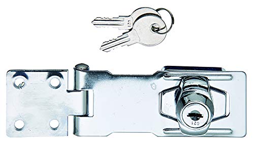 Security Closing Hasp Lockable Chromated 100 x 41,5 mm – BigaMart