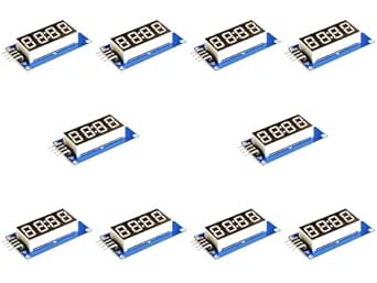 (10 pc) Pro3D TM1637 4 Bits Digital Tube LED Display Module With Clock ...