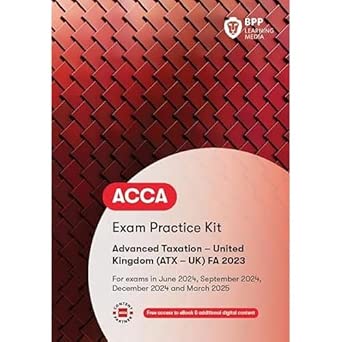 ACCA Advanced Taxation FA2023: Exam Practice Kit: Amazon.co.uk: BPP ...