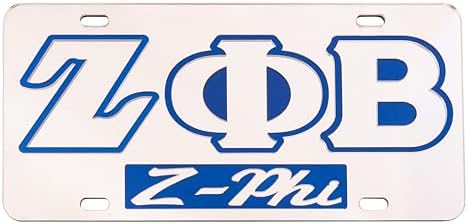 Amazon.com: Desert Cactus Zeta Phi Beta License Plate Frame ZPhiB Women ...