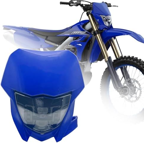 Amazon.com: Dirt Bike Headlight LED Motorcycle Headlamp Kit with DRL ...