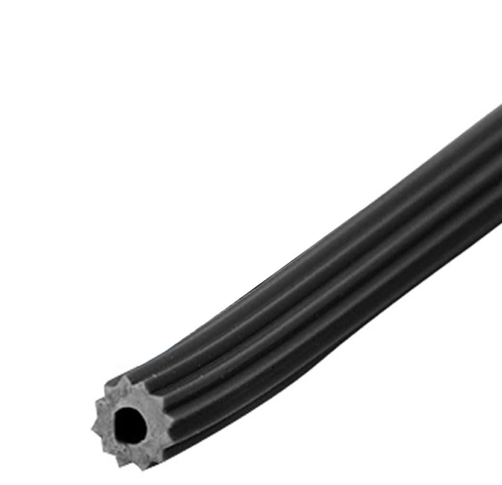 .150" Black Screen Retainer Spline, Serrated, Bulk 15 Lb Roll - Screen ...